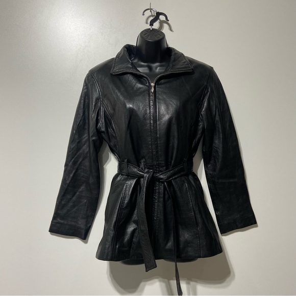 Wilsons Leather | Jackets & Coats | Wilsons Leather Black Long Jacket ...